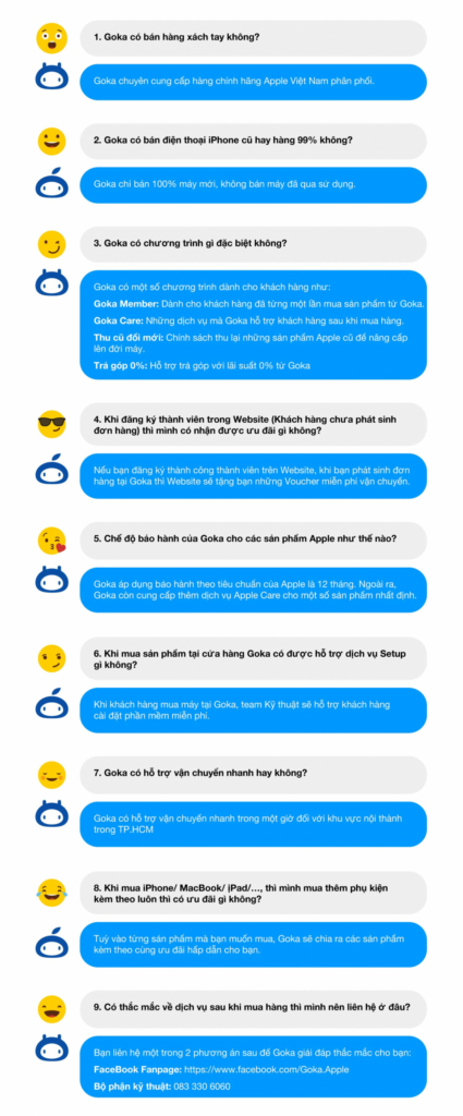 Câu hỏi thường gặp - Goka