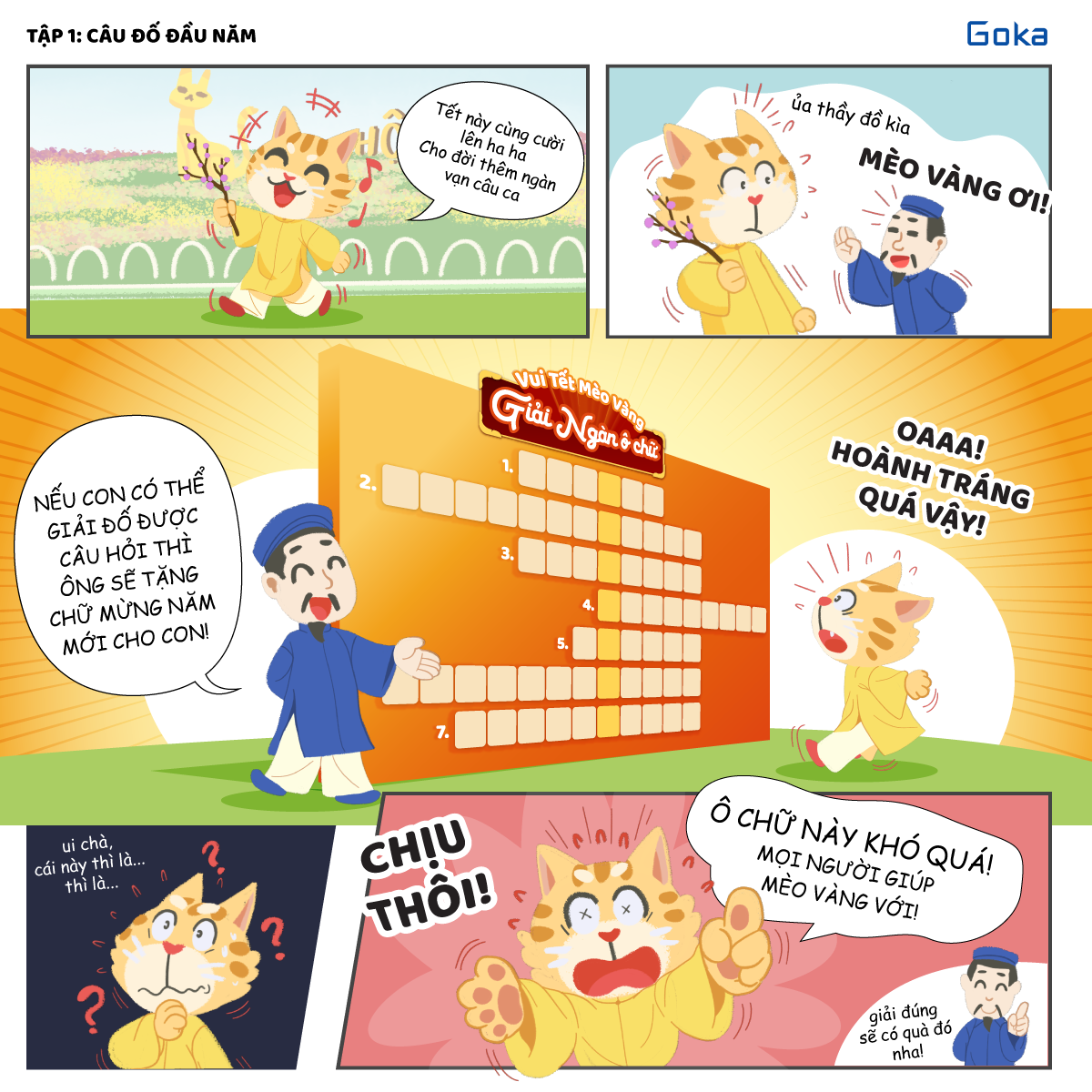 [Tết 2023] Quý Mão hoan hỉ - Lì xì như ý. Nhận quà mỗi ngày cùng Goka. - Goka